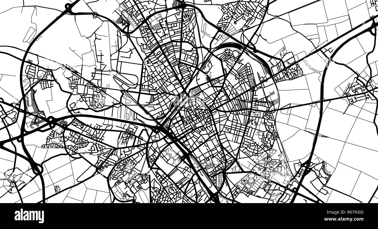 Urban vector city map of Reims, France Stock Vector Image & Art - Alamy