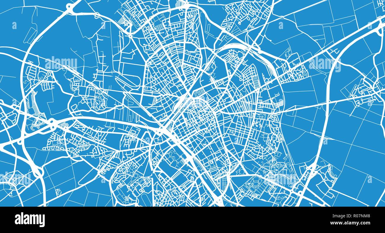 Urban vector city map of Reims, France Stock Vector Image & Art - Alamy
