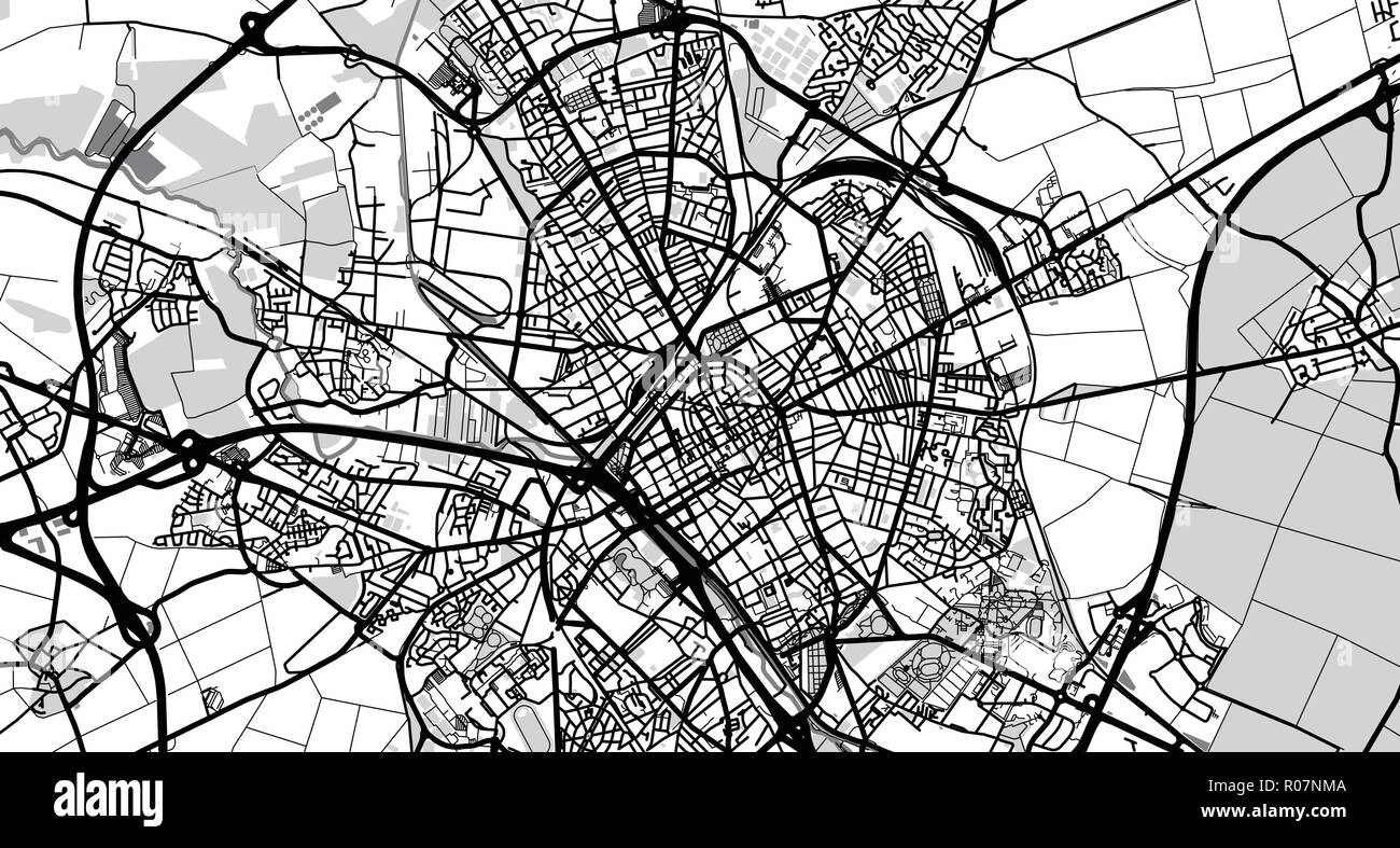 Urban vector city map of Reims, France Stock Vector Image & Art - Alamy