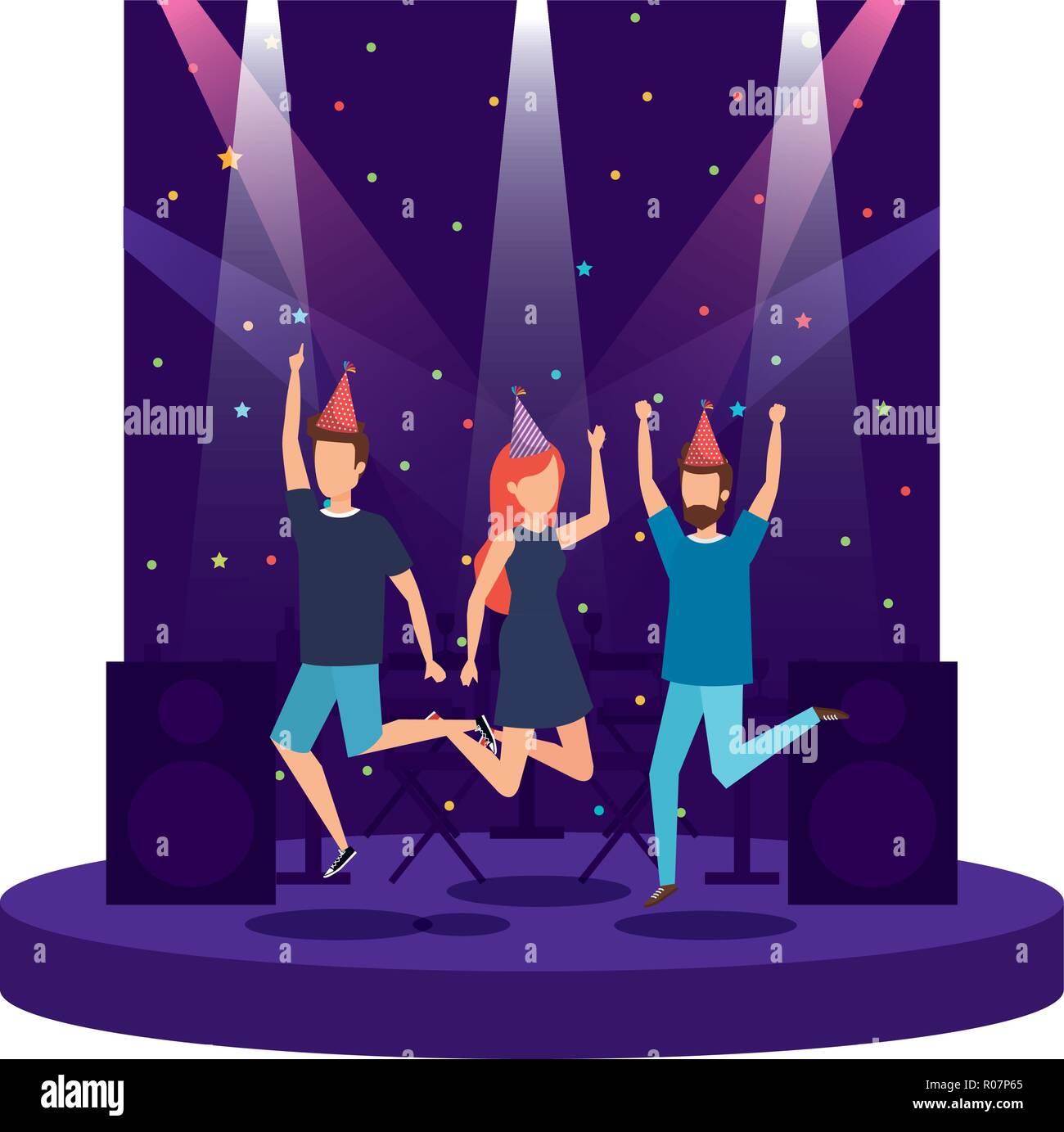 Celebrating individuality Stock Vector Images - Alamy