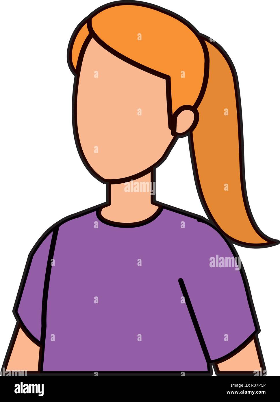 beautiful woman avatar character Stock Vector Image & Art - Alamy