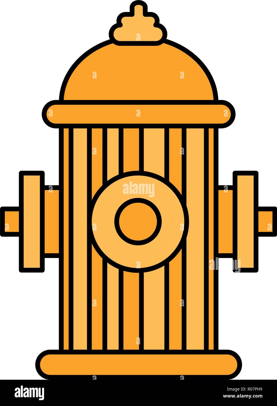 fire hydrant icon over white background, vector illustration Stock ...