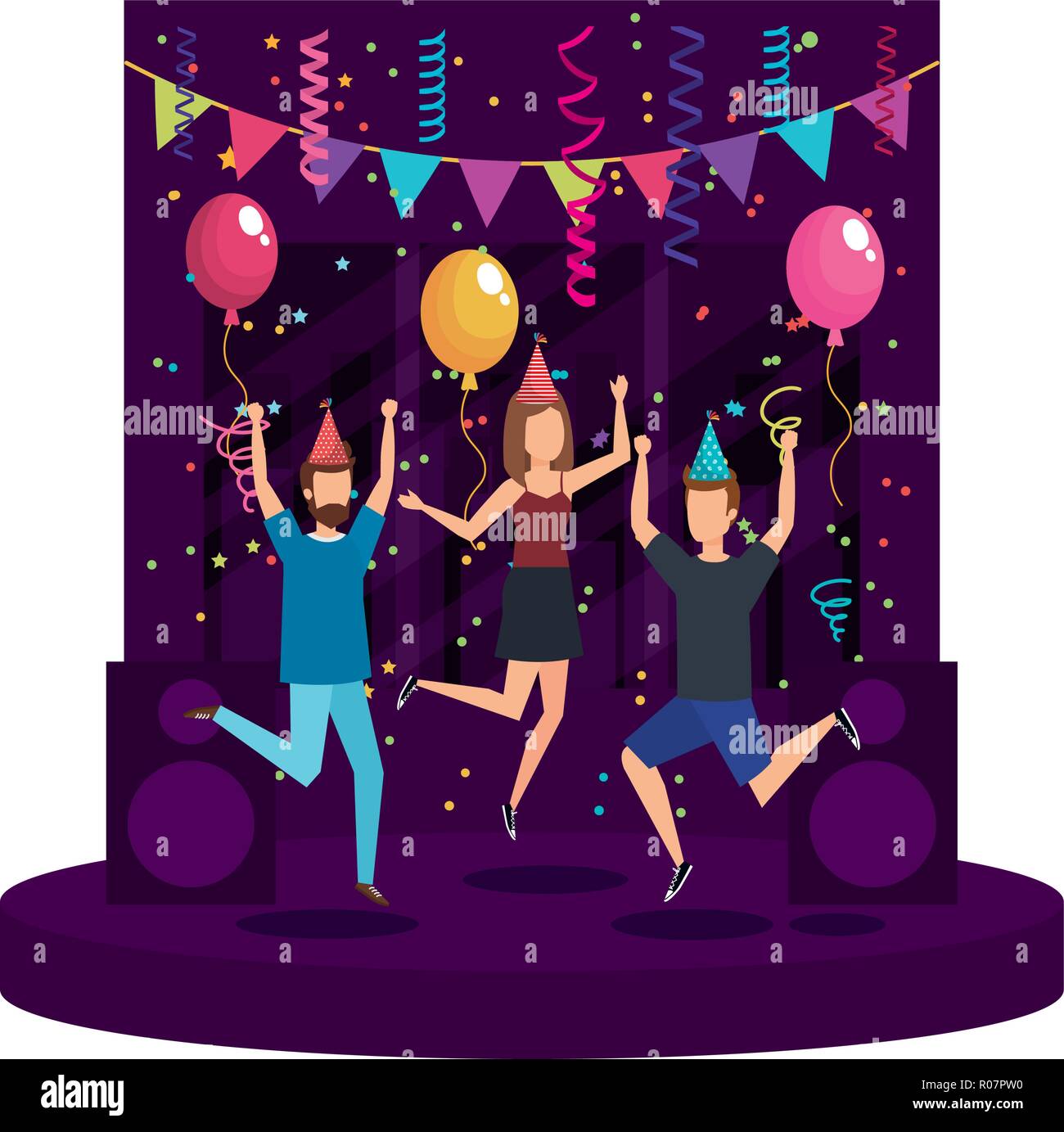 Celebrating individuality Stock Vector Images - Alamy