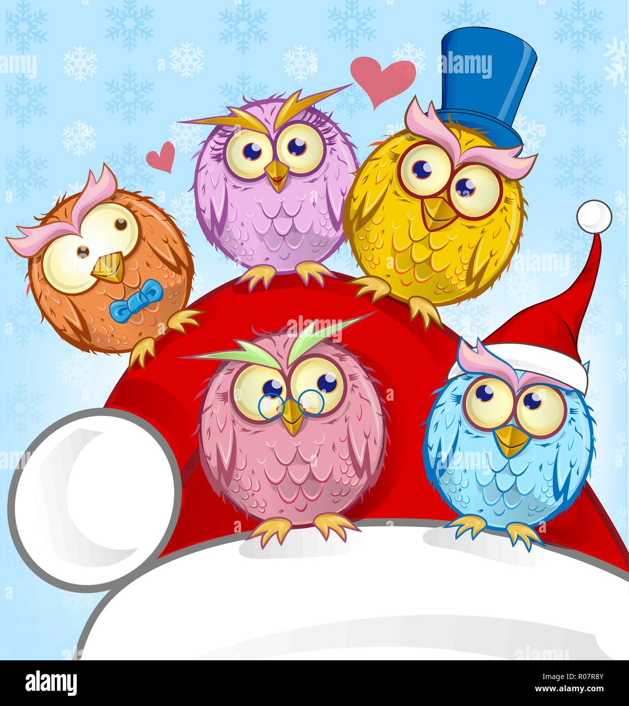 Owls vector hi-res stock photography and images - Alamy