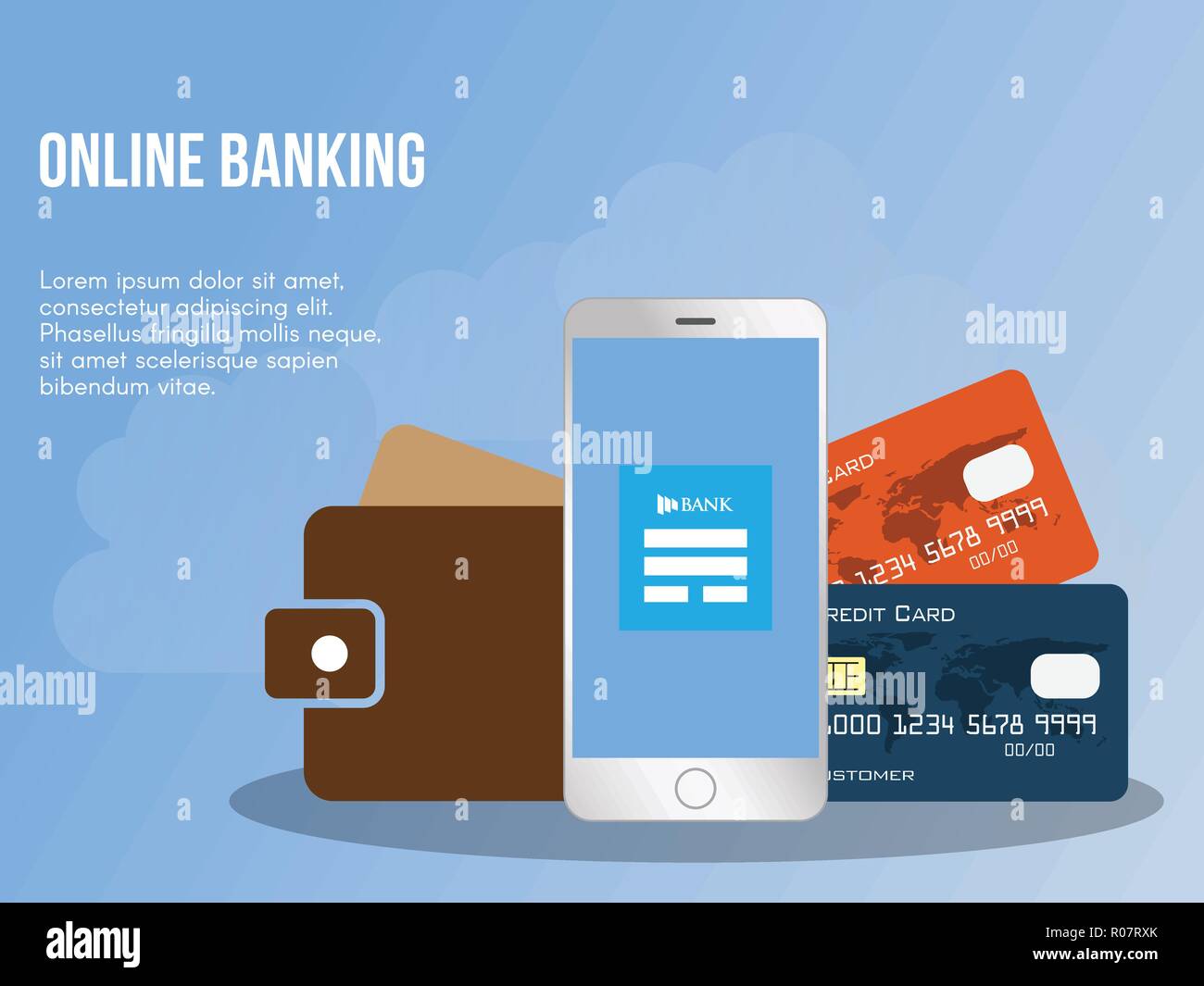 Digital banking login Stock Vector Images - Alamy