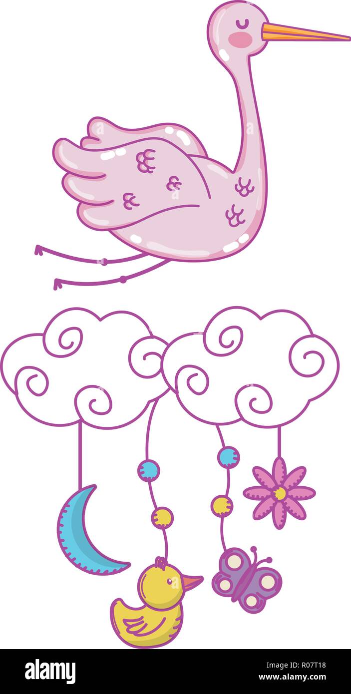Baby shower cartoon Stock Vector Image & Art - Alamy
