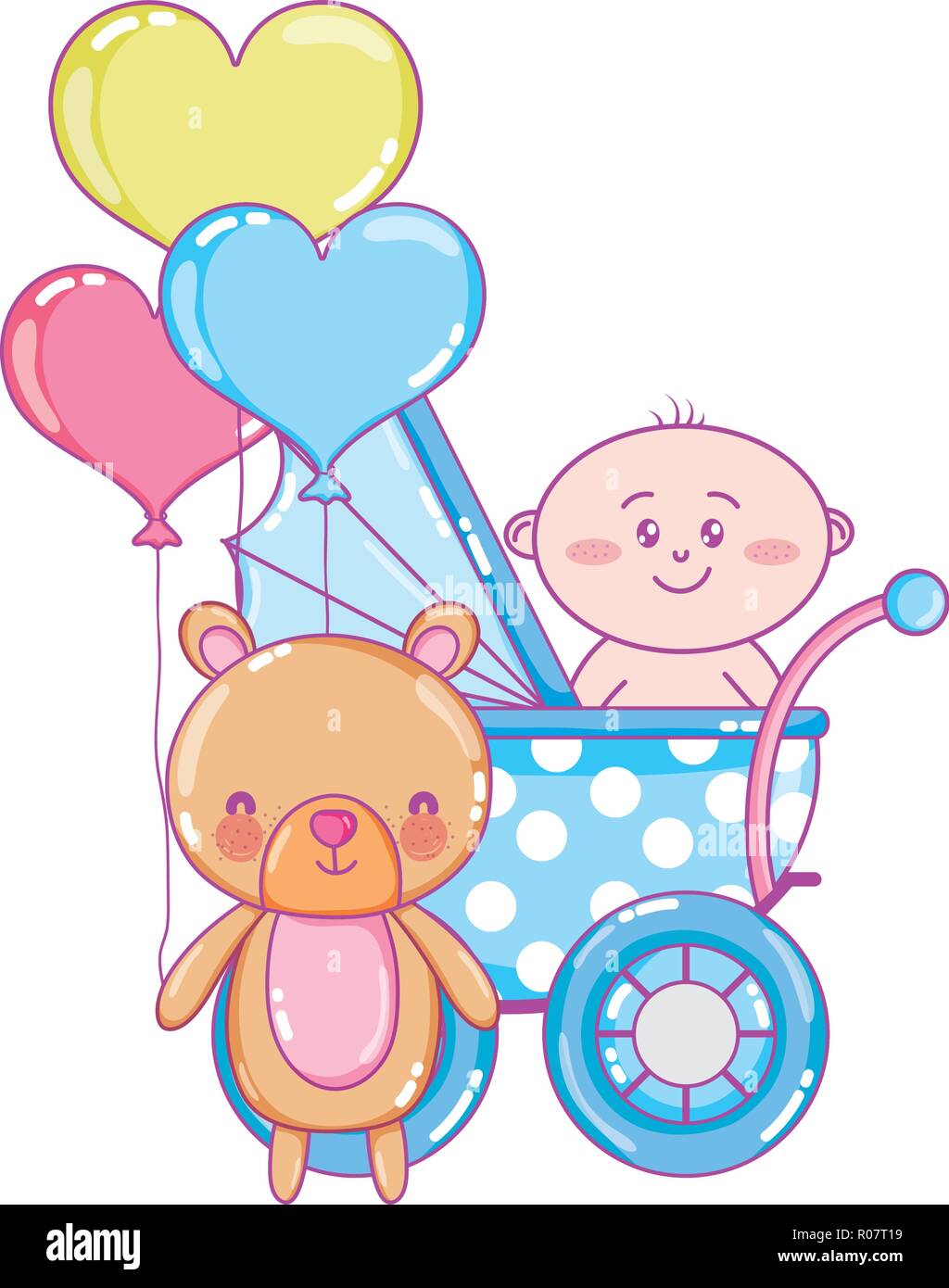 Baby shower cartoon Stock Vector Image & Art - Alamy