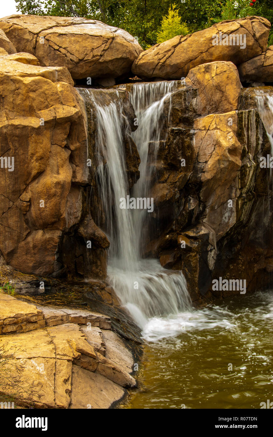 Waterfall in National botanical garden, South Africa Stock Photo - Alamy
