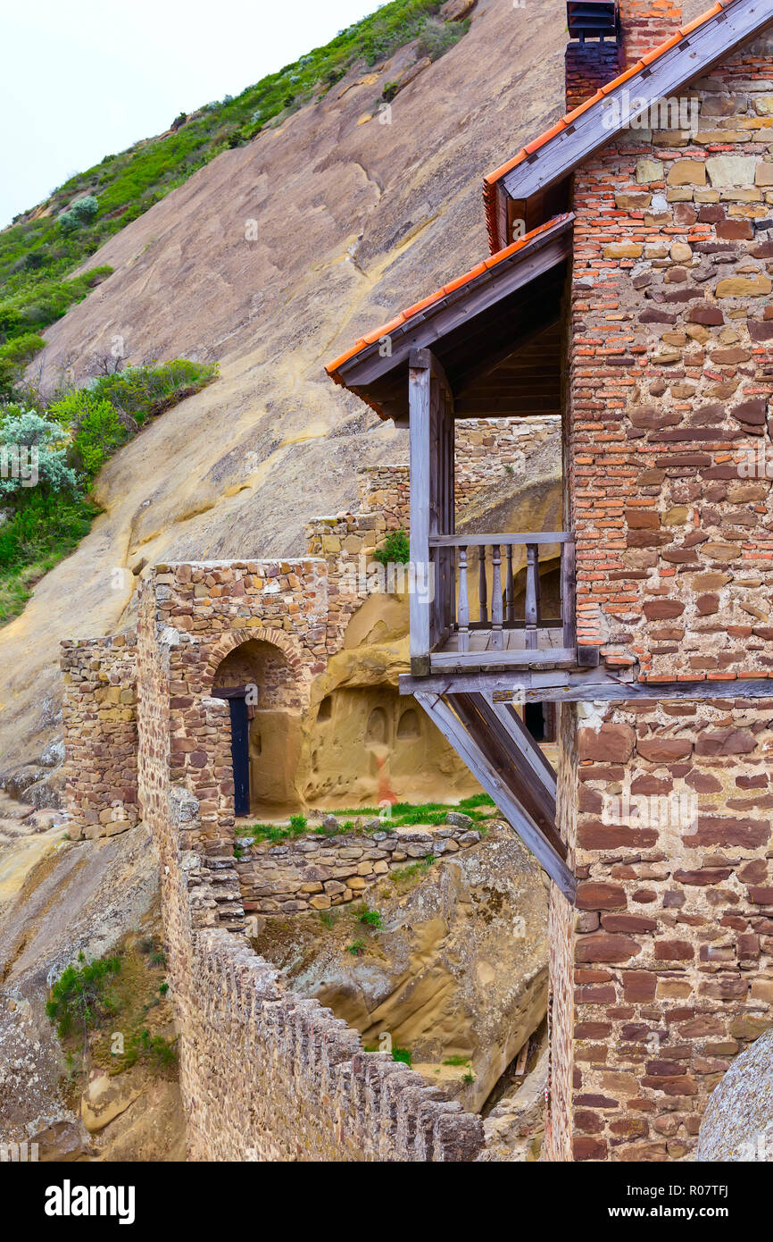 David Gareja cave monastery complex in Georgia, Kakheti region Stock ...