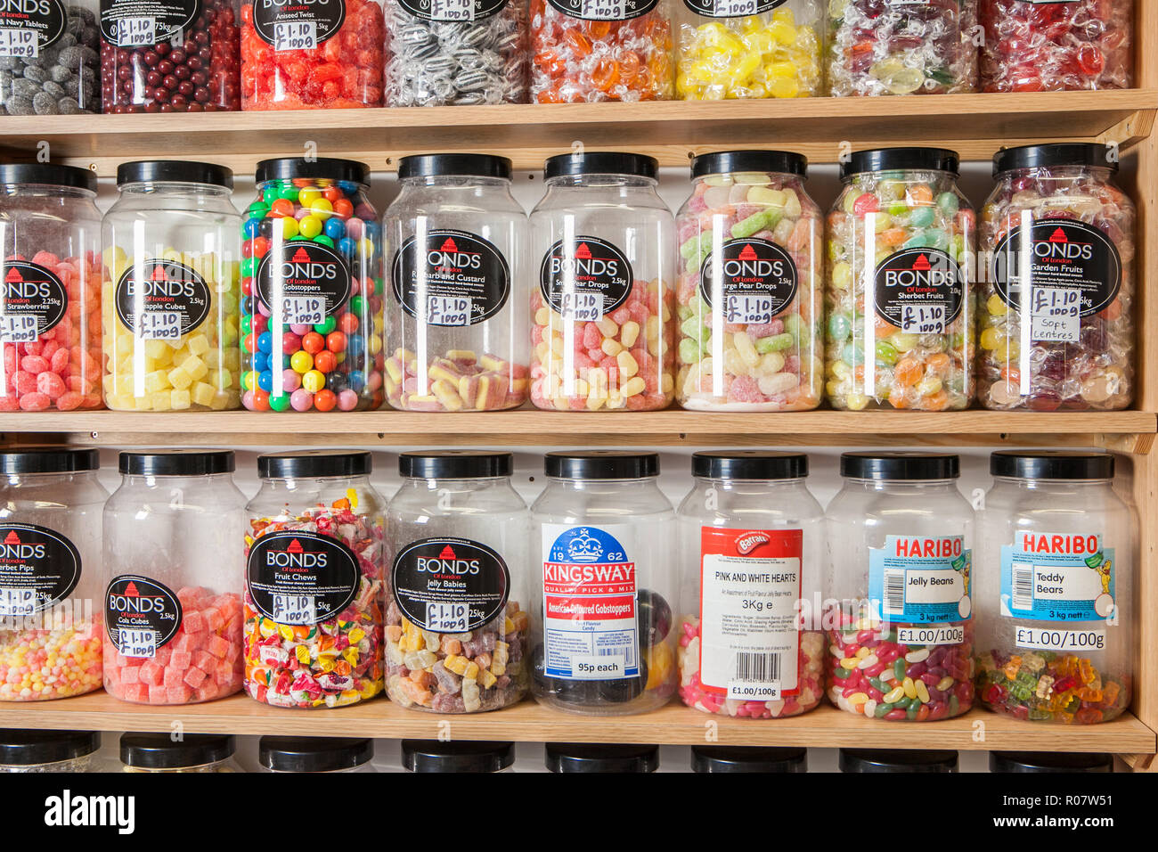 The Golden Butterfly sweet shop in Saffron Walden, Essex. Owner ...