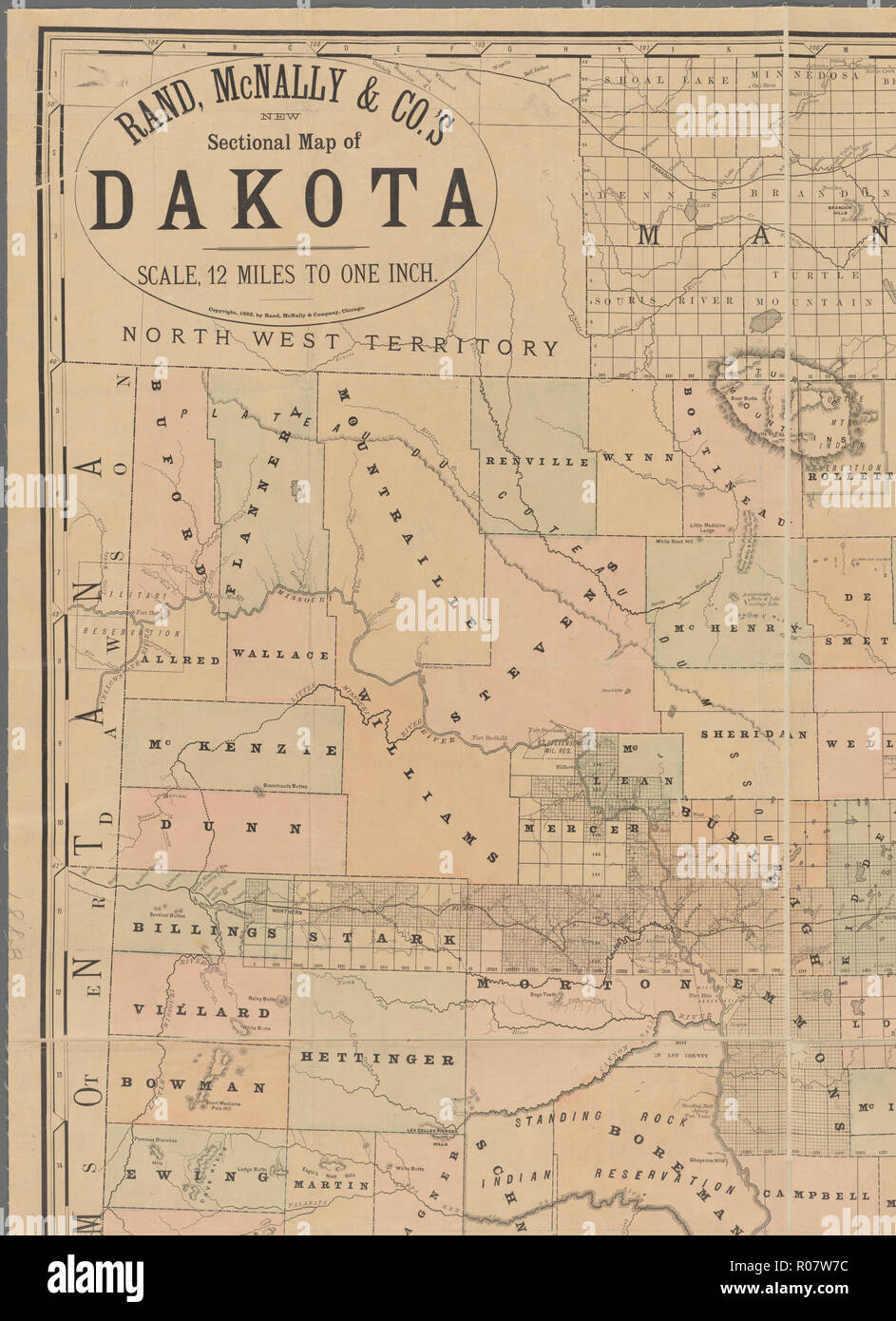 vintage landscape map Stock Photo - Alamy