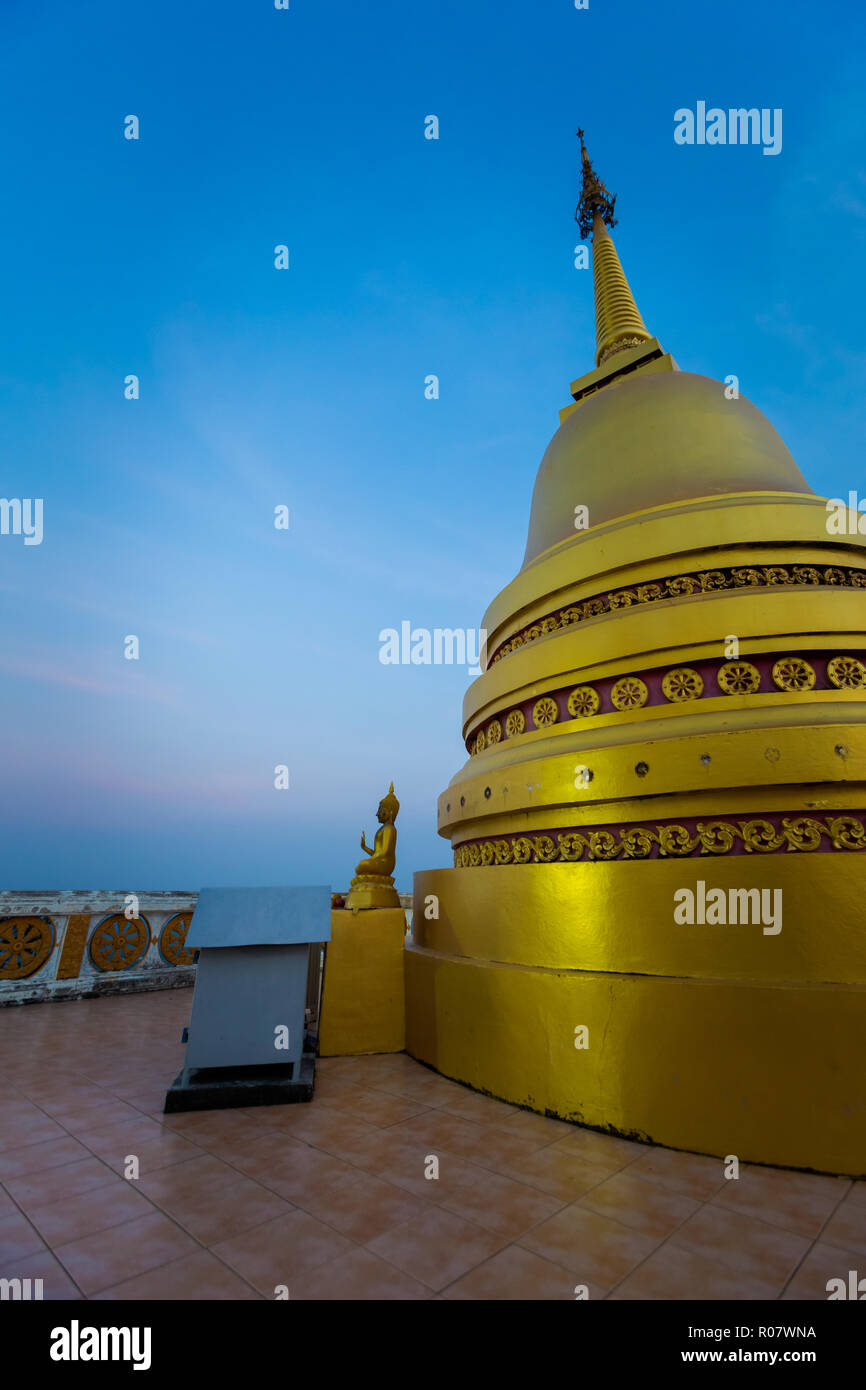 Beautiful buddhist tiger cave temple - watham sua - footprint of the ...