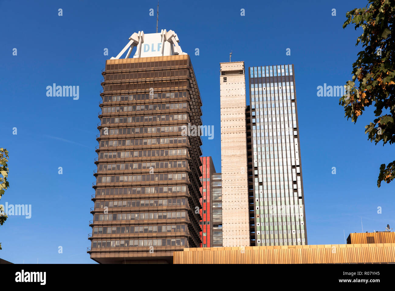 high-rise building of the Deutschlandfunk (German public broadcasting ...