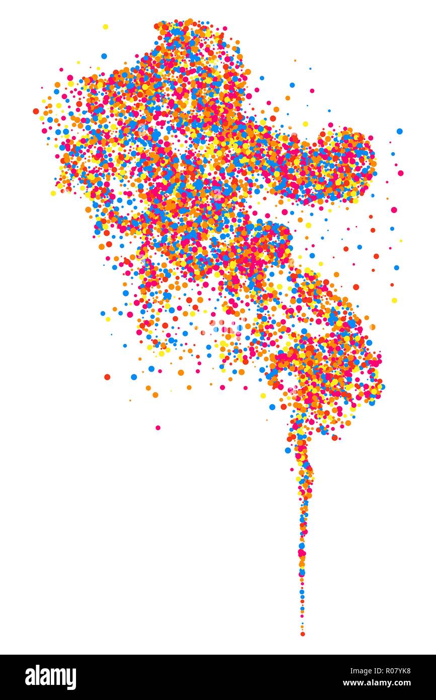 Vertical colorful confetti falling christmas Stock Vector Images - Alamy