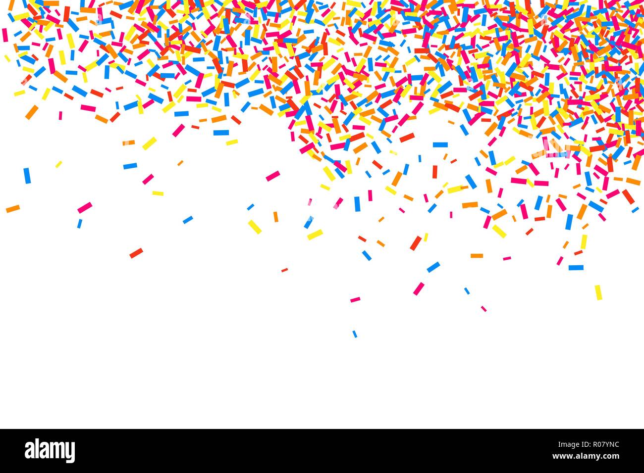 Colorful explosion of confetti. Grainy abstract multicolored texture ...