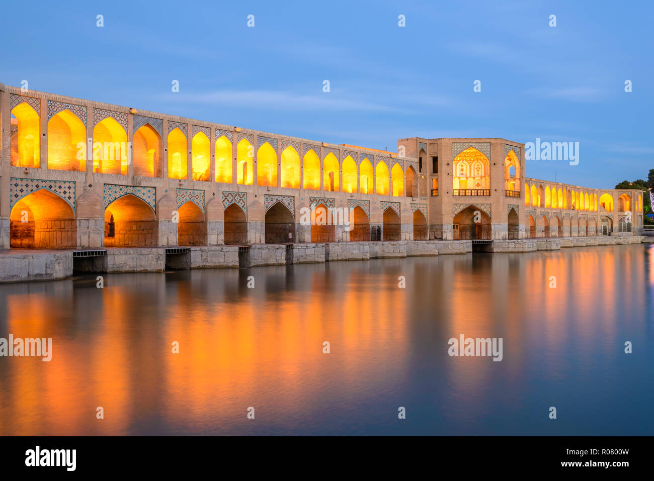 Khaju-Bridge, Isfahan, Iran Stock Photo - Alamy