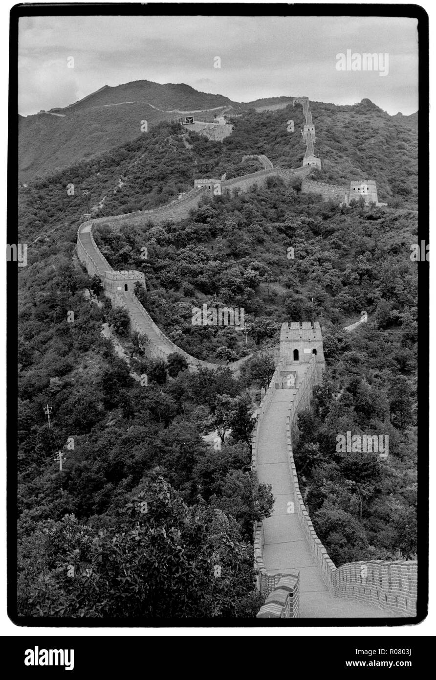 China great wall in Black and White Stock Photos & Images - Alamy