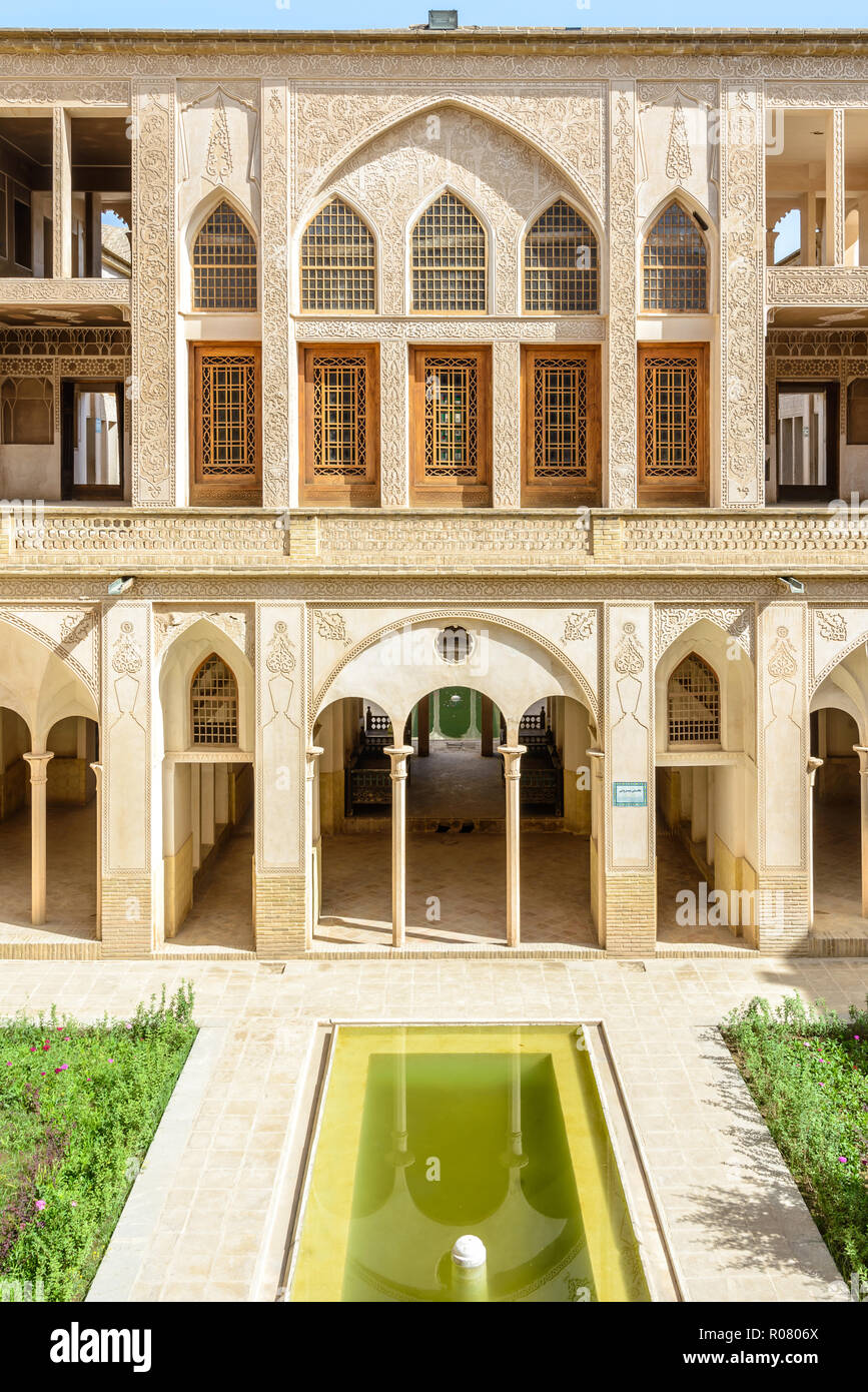KASHAN, IRAN - APRIL 29, 2015: traditional Abbasi House Stock Photo - Alamy