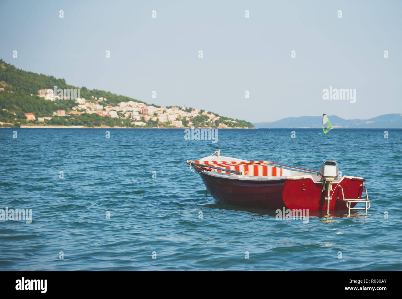 Moored open boat hi-res stock photography and images - Alamy