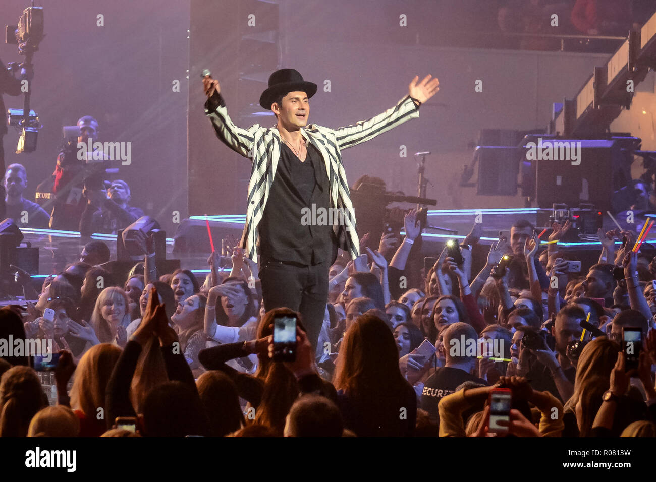 Kiev, Ukraine. 01st Nov, 2018. Dan Balan, Moldovan musician and singer ...