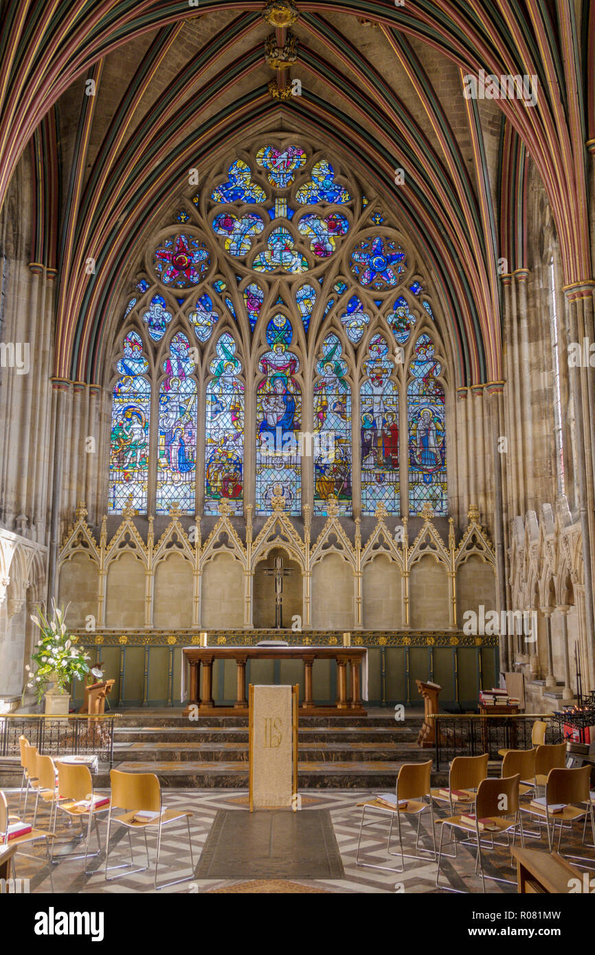 Lady chapel window hi-res stock photography and images - Alamy