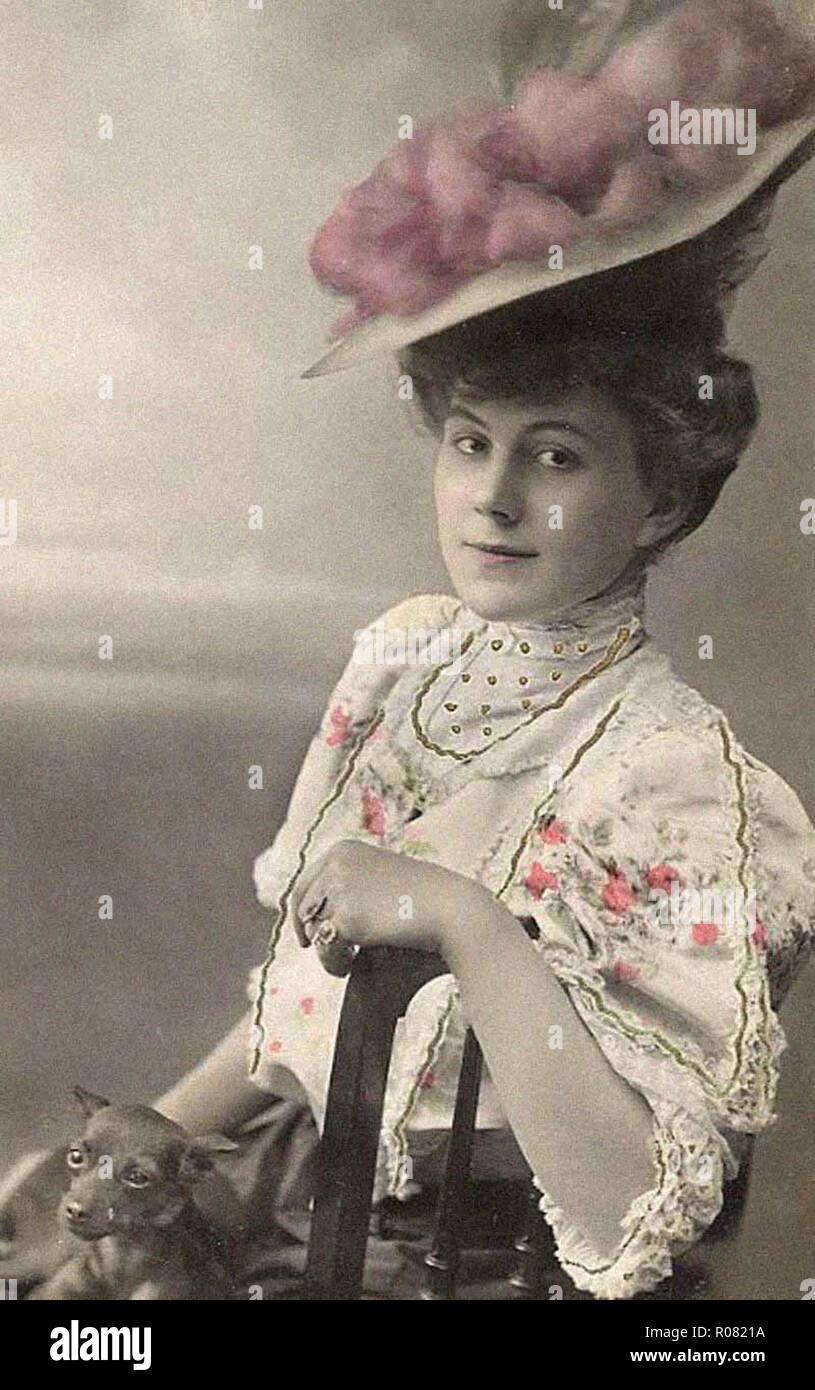beautiful photo of a vintage victorian lady in period costume dress ...