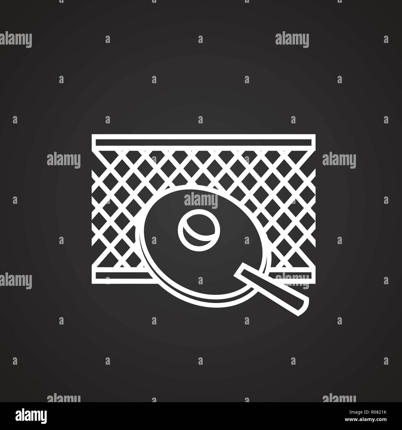 Tennis modern vector line Stock Vector Images - Alamy
