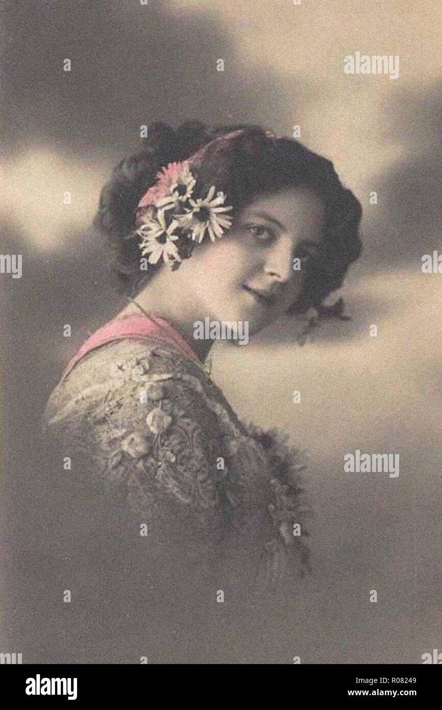 beautiful photo of a vintage victorian lady in period costume dress ...