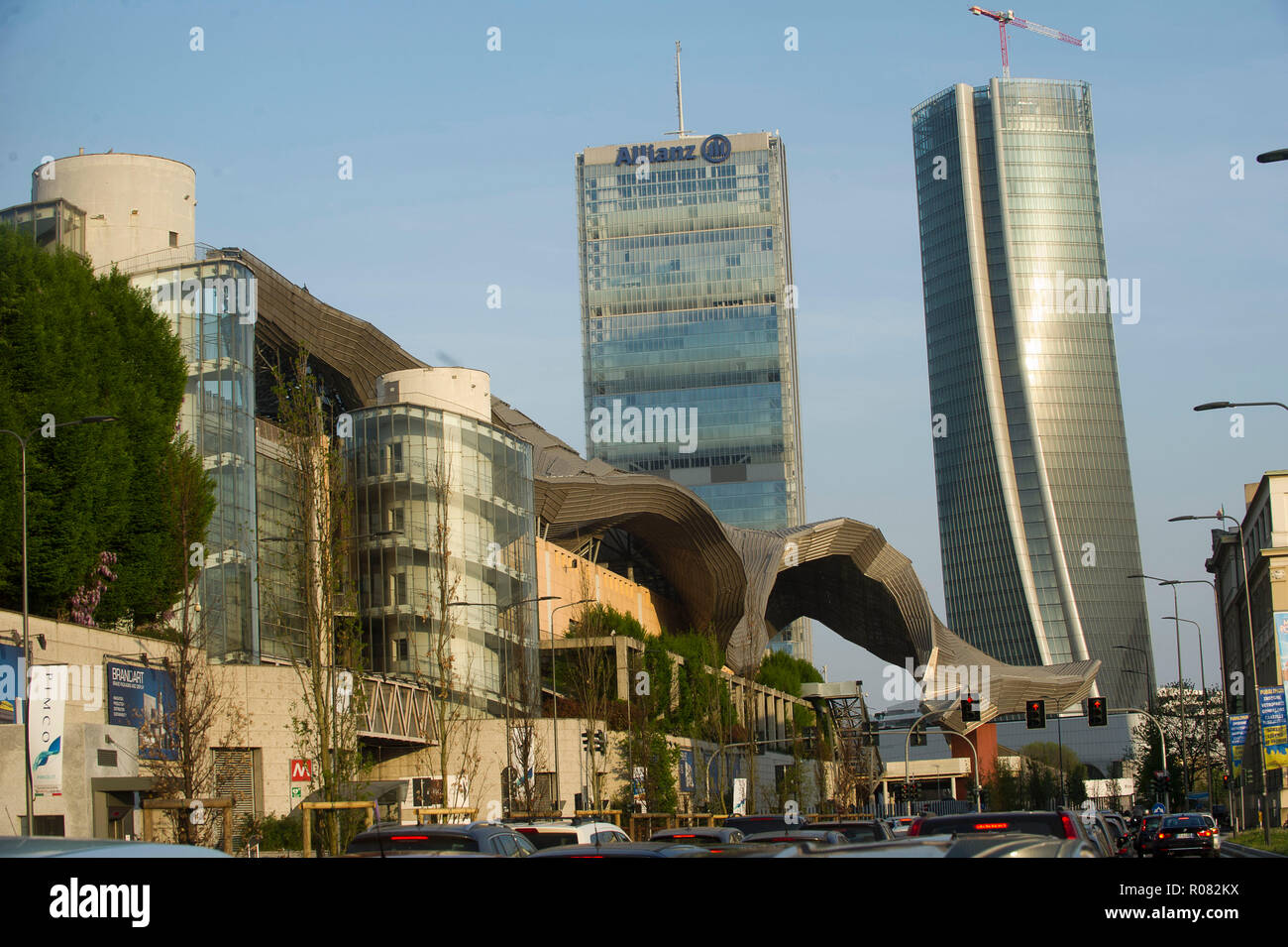Europe. Italy. Lombardy. Milan. Skyscraper in Citylife district, Torre ...