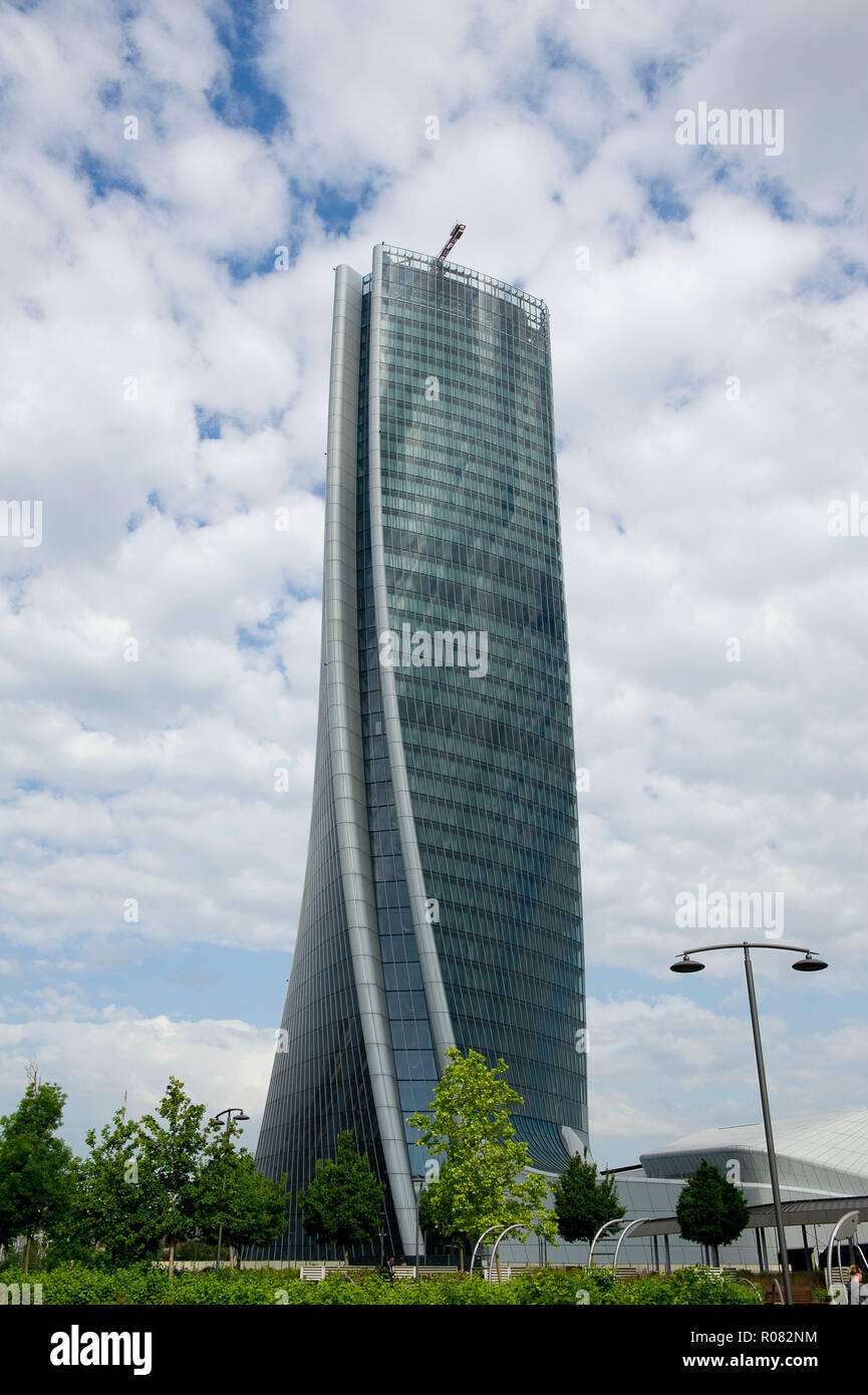 Torre hadid 185 m designed by zaha hadid hi-res stock photography and ...