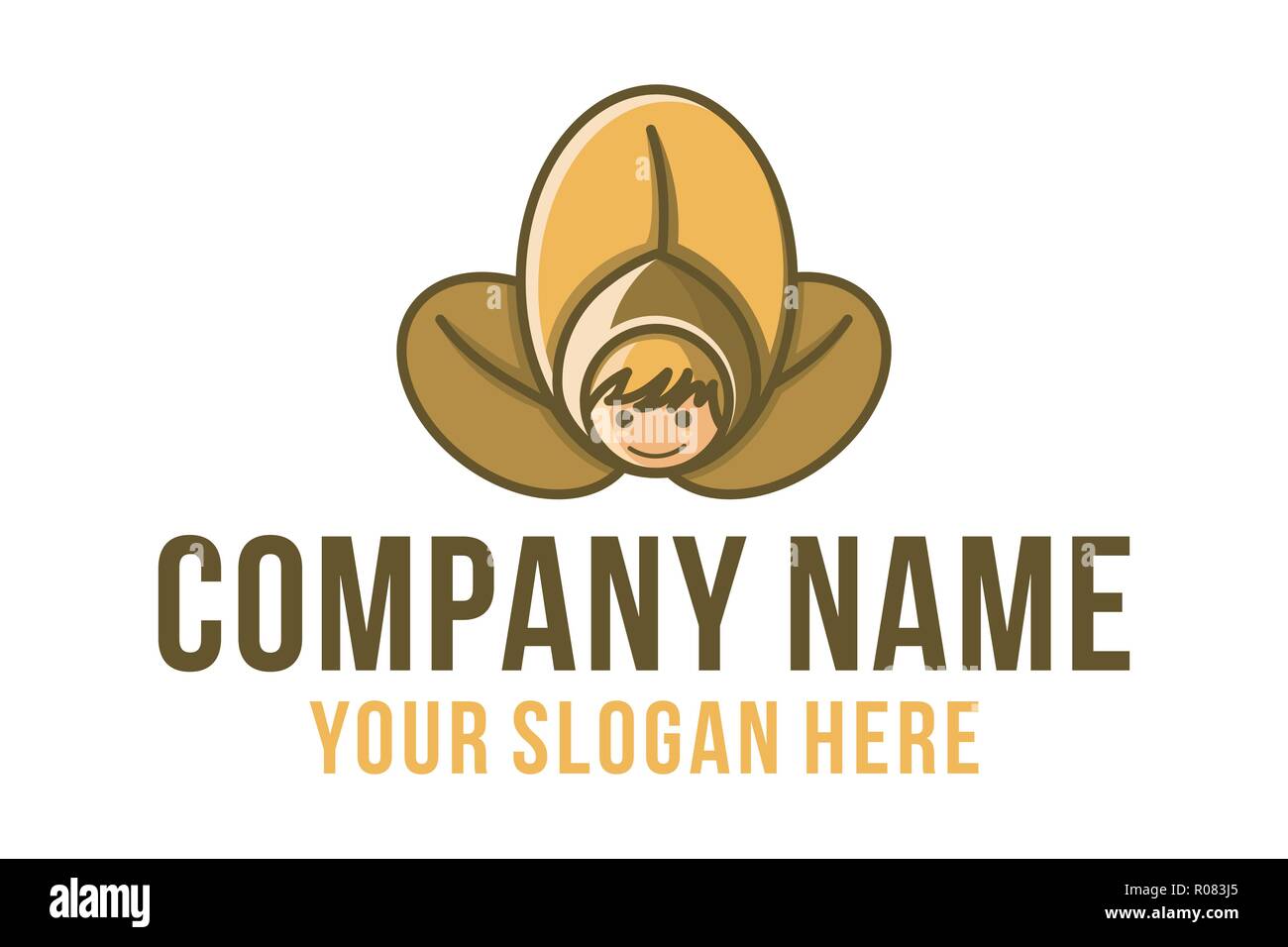 Coffee Shop For Children Logo Designs Inspiration, Vector Illustration ...