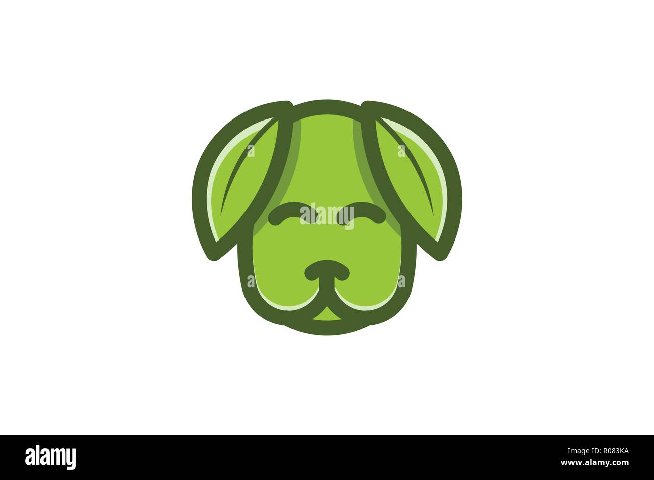 Dog Leaf, Pet Healthy Logo Designs Inspiration, Vector Illustration ...