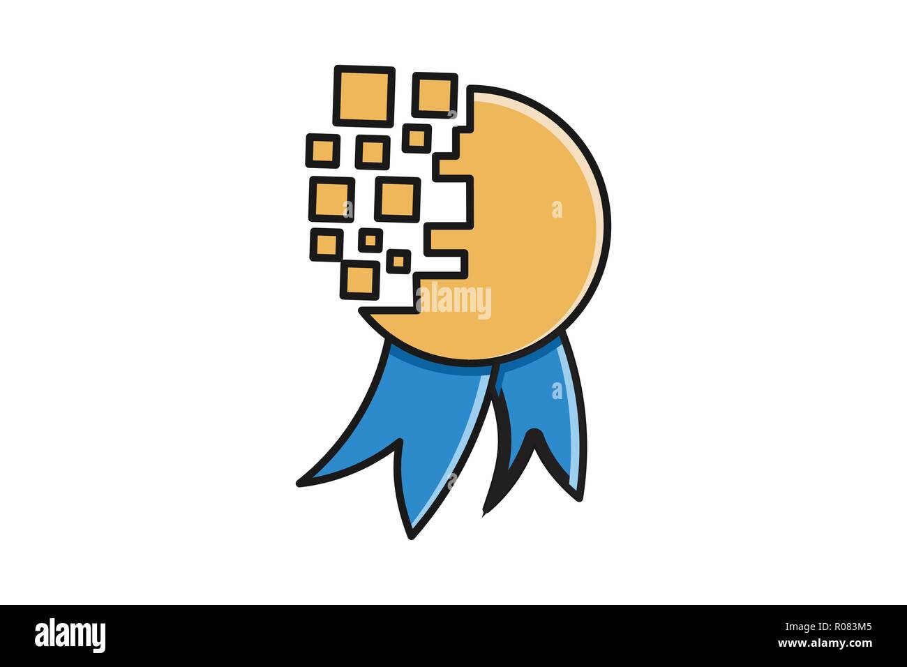 Digital Medals Logo Designs Inspiration, Vector Illustration Stock ...