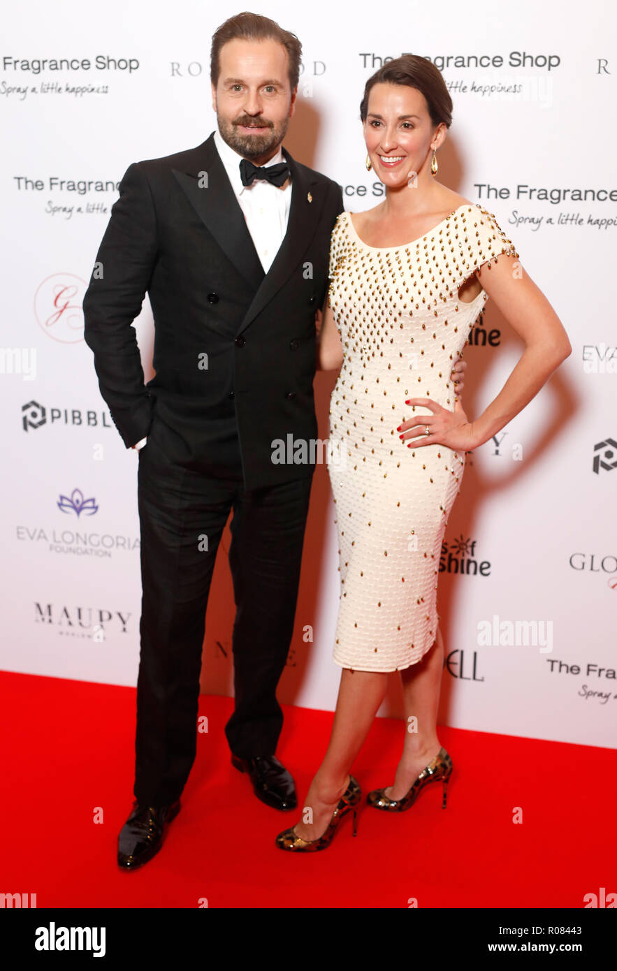 Alfie Boe And Sarah Boe Attending The 9th Annual Global T Gala Held At The Rosewood Hotel