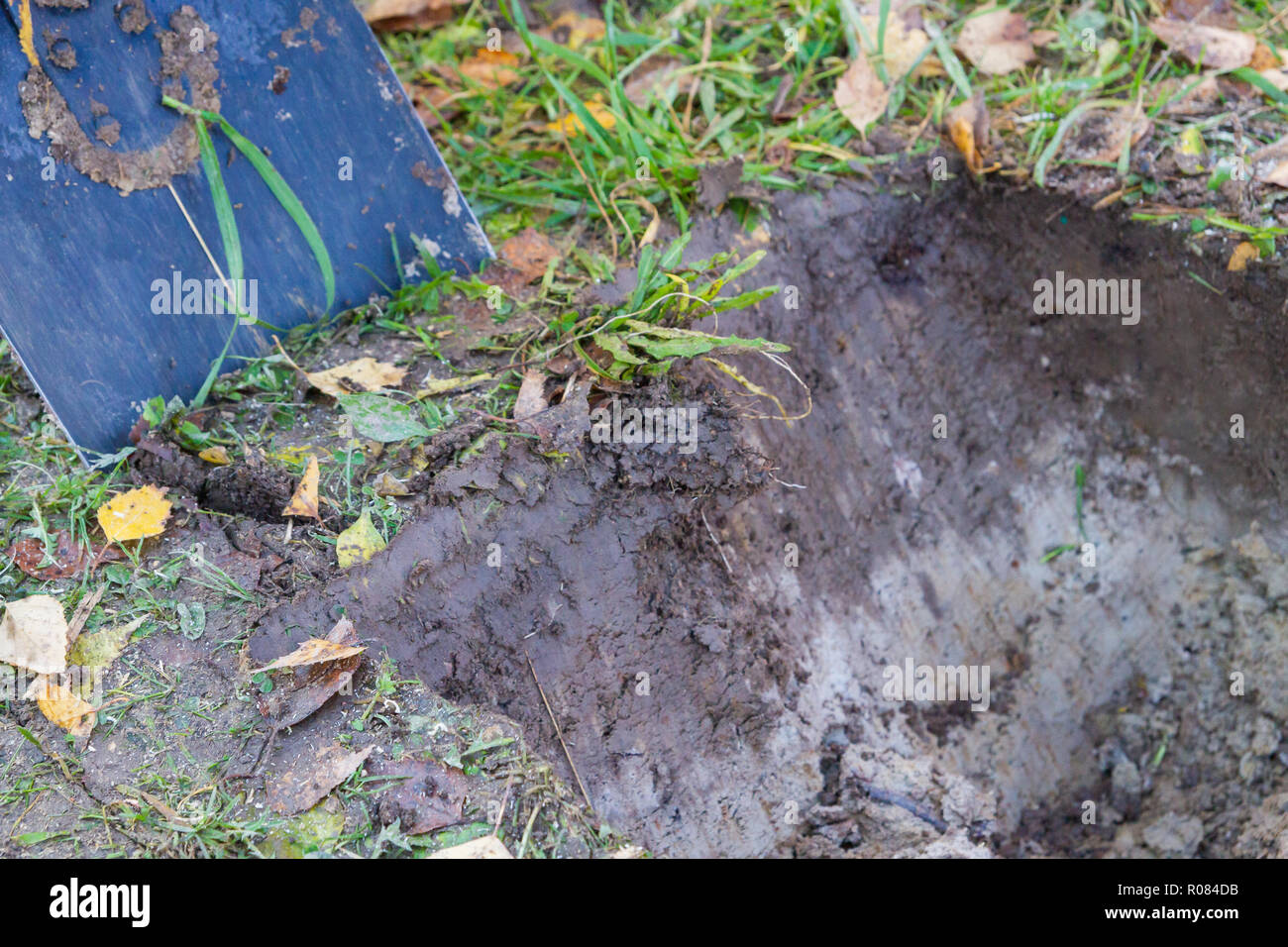 Man digging clay hi-res stock photography and images - Alamy