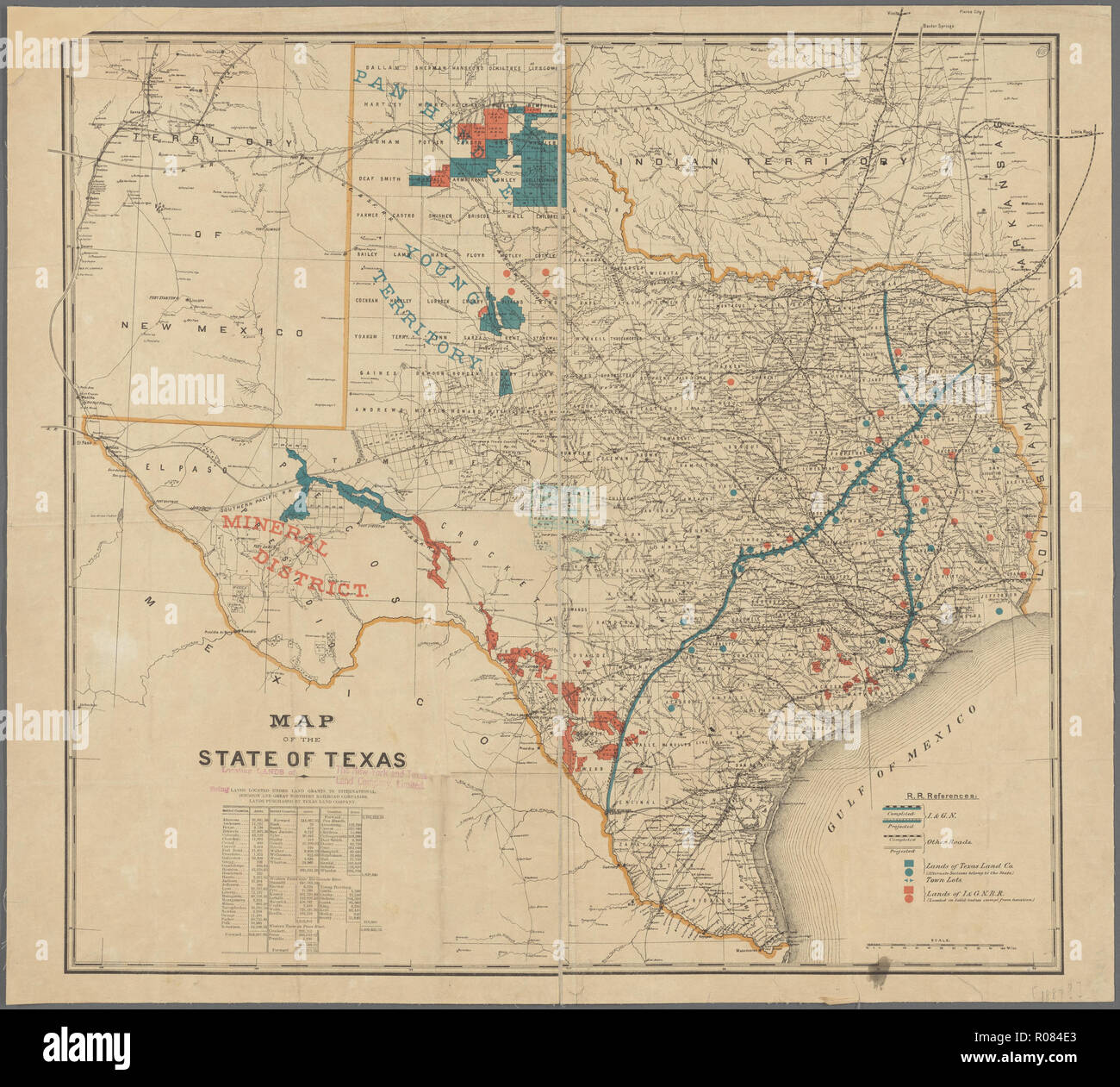 vintage landscape map Stock Photo - Alamy
