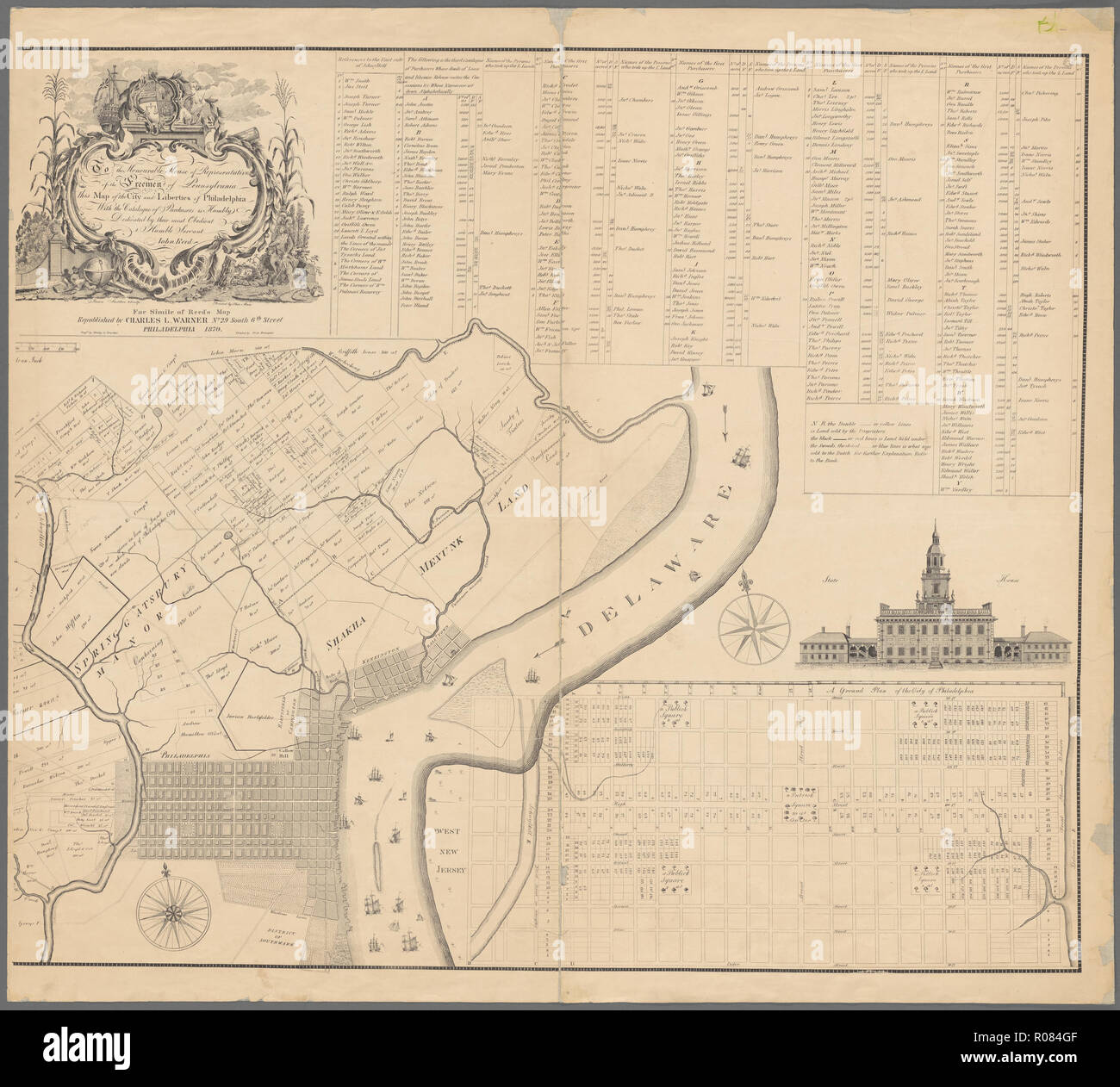vintage landscape map Stock Photo - Alamy