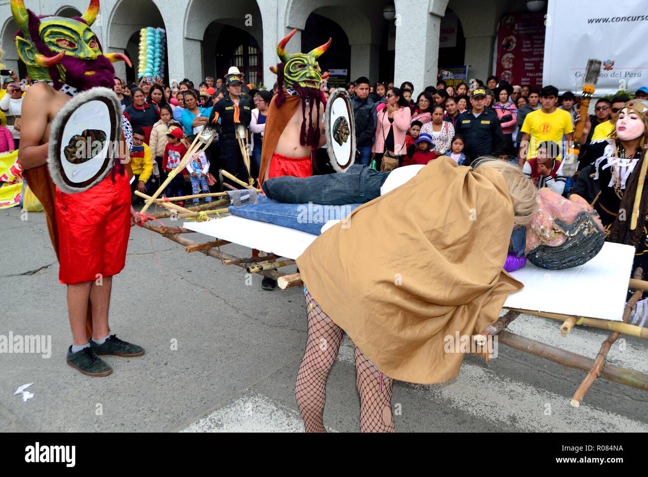 Viking Funeral - Virgen de la Candelaria - Carnival in HUARAZ ...