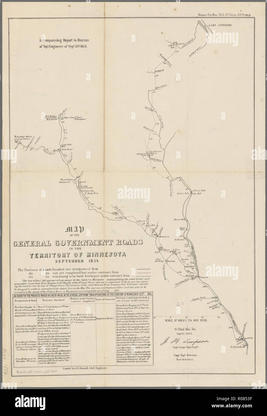 vintage landscape map Stock Photo - Alamy