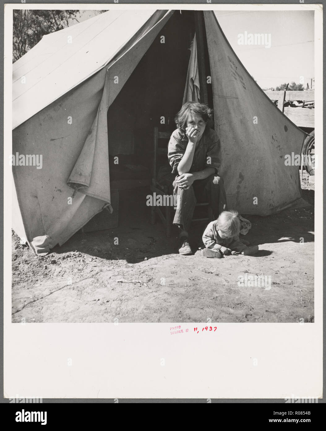 phot from the great depression in america around the 1930s Stock Photo ...