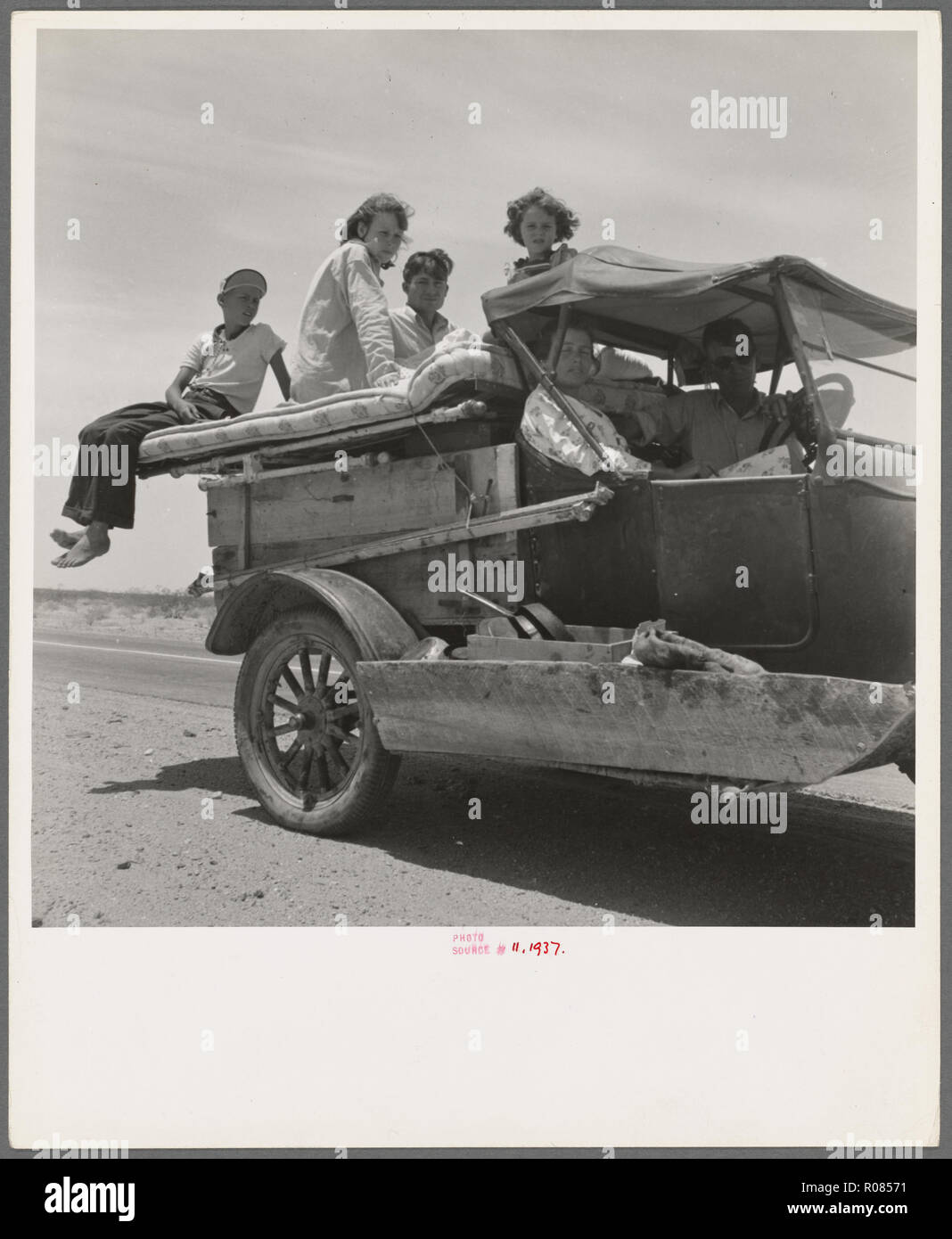 phot from the great depression in america around the 1930s Stock Photo ...