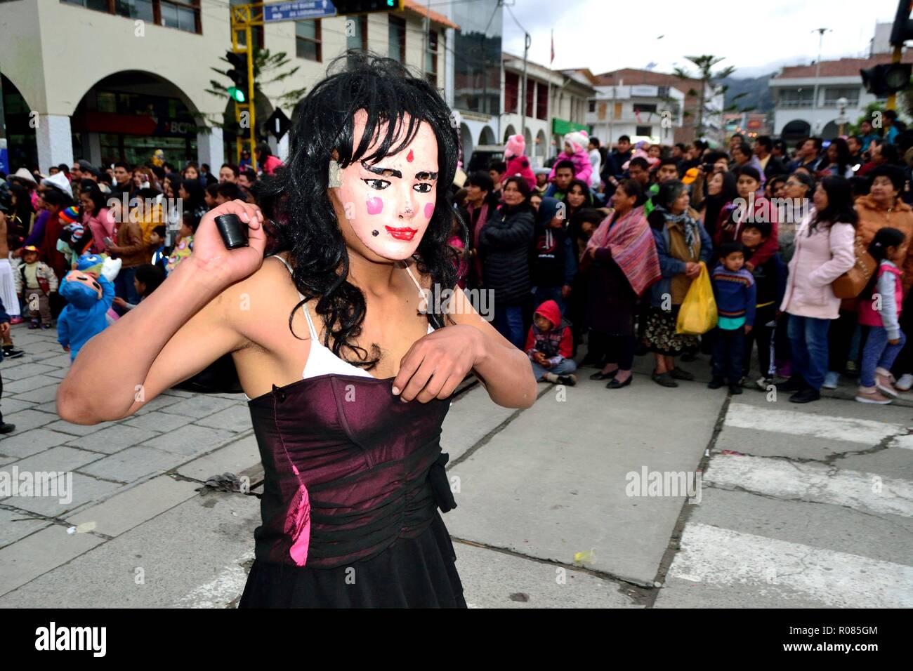 Funeral - Virgen de la Candelaria - Carnival in HUARAZ. Department of ...