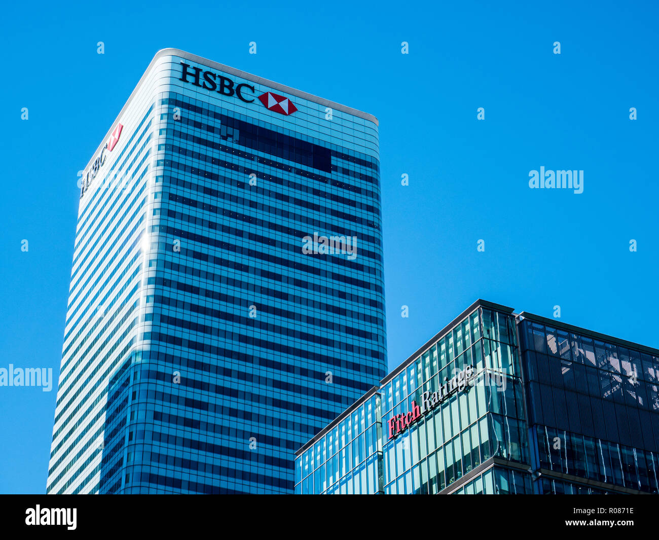 HSBC Building, HSBC Tower, Canary Wharf, Doclands, London, England, UK, GB Stock Photo - Alamy