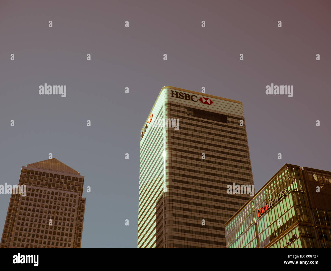 HSBC Building, HSBC Tower, Canary Wharf, Doclands, London, England, UK ...