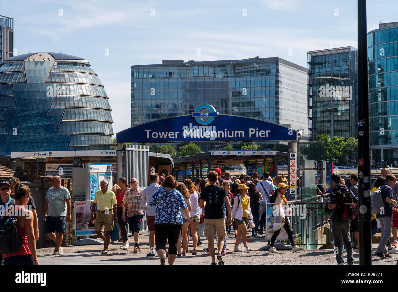 Millennium pier hi-res stock photography and images - Alamy
