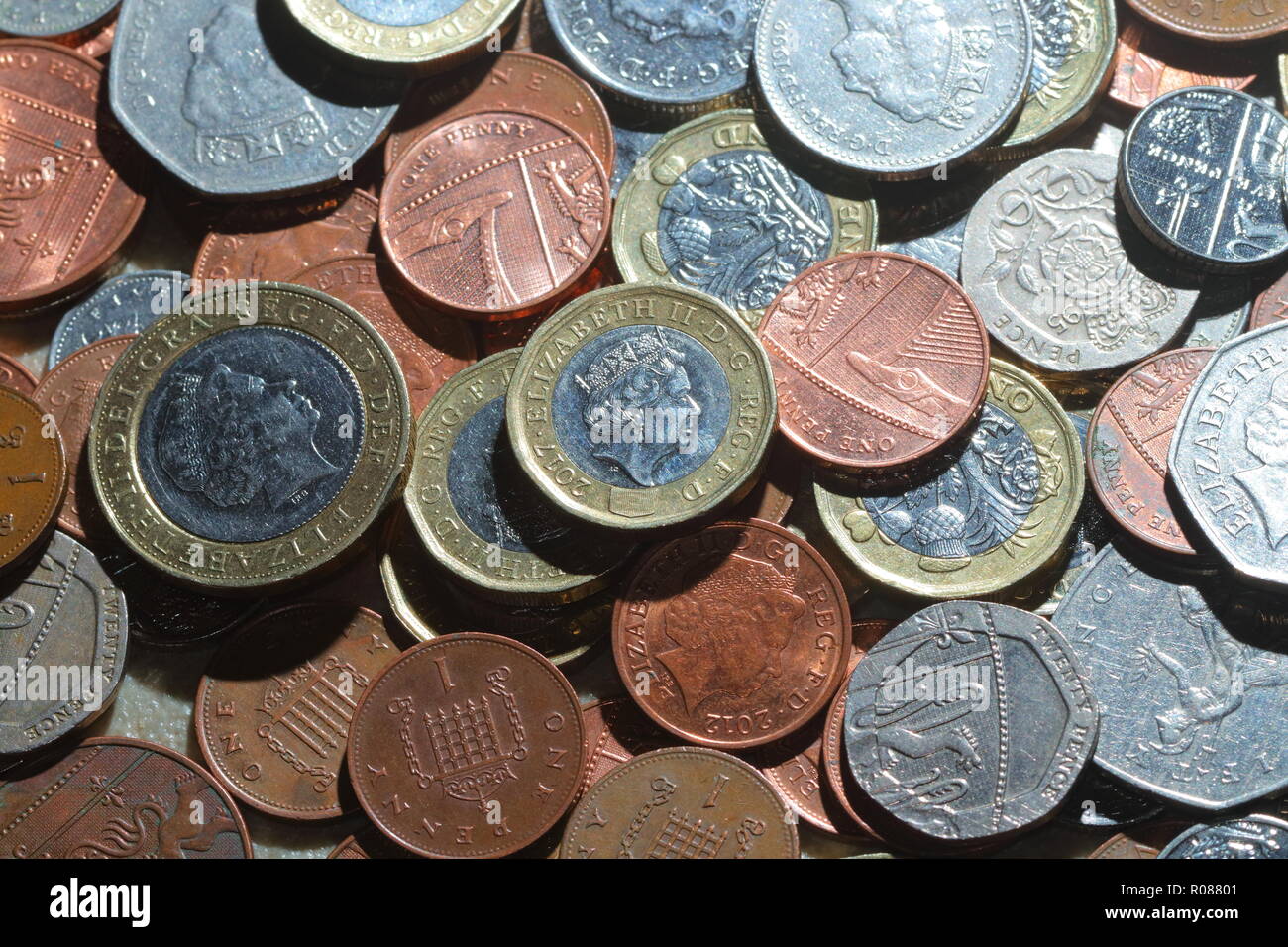 Hexagonal coins hi-res stock photography and images - Alamy