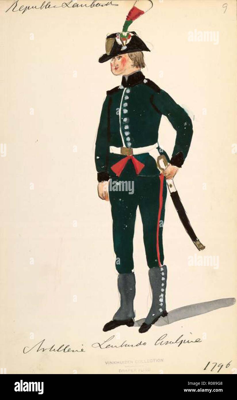 Italian army uniform 1800 hi-res stock photography and images - Alamy