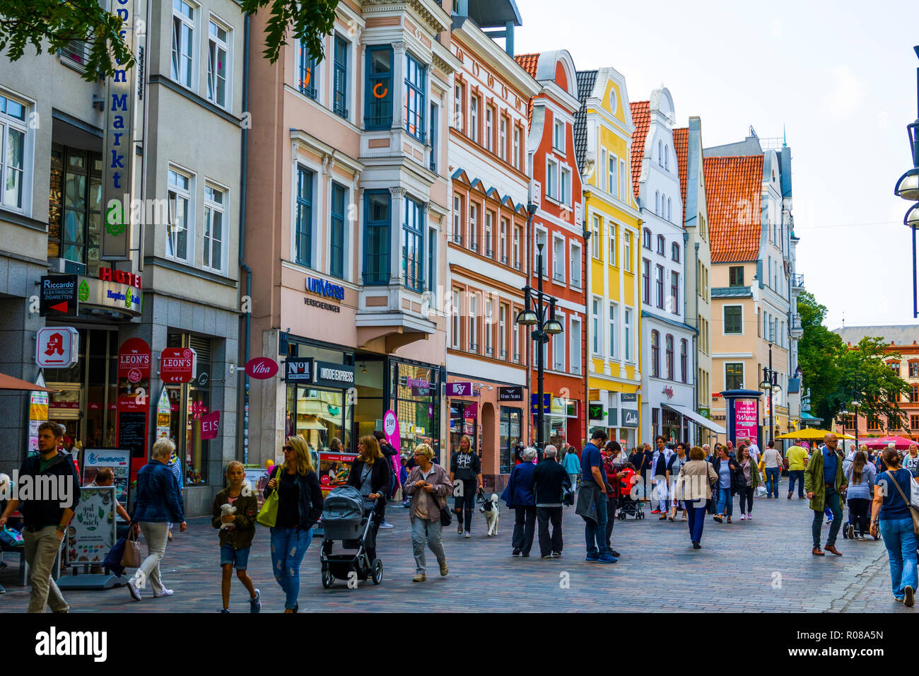 A popular cruise ship stop on the Baltic Sea Rostock is a city ...