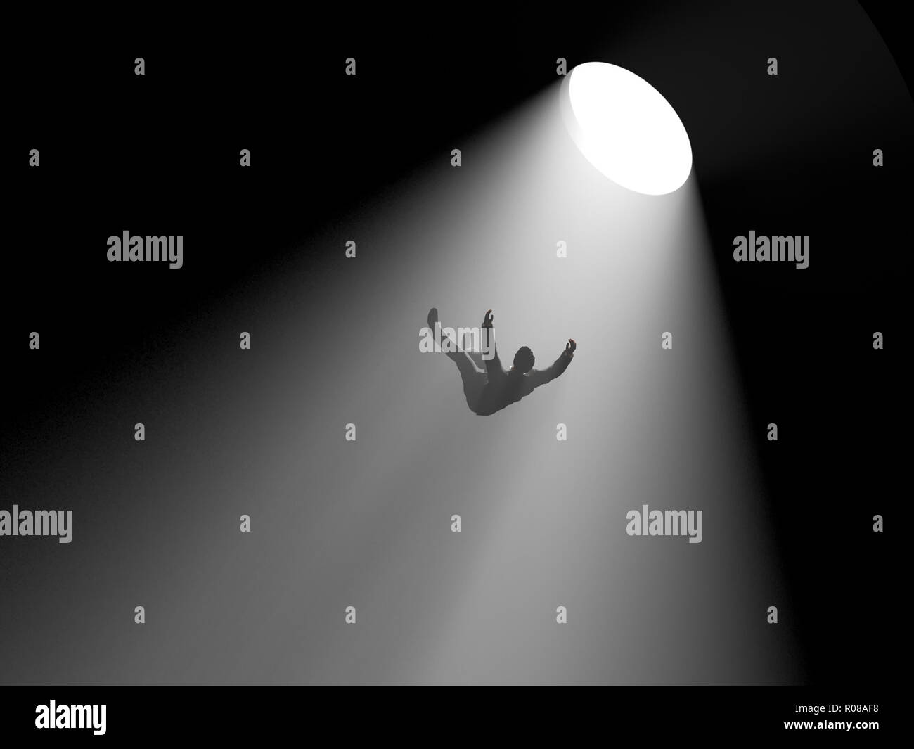 Falling deep Black and White Stock Photos & Images - Alamy