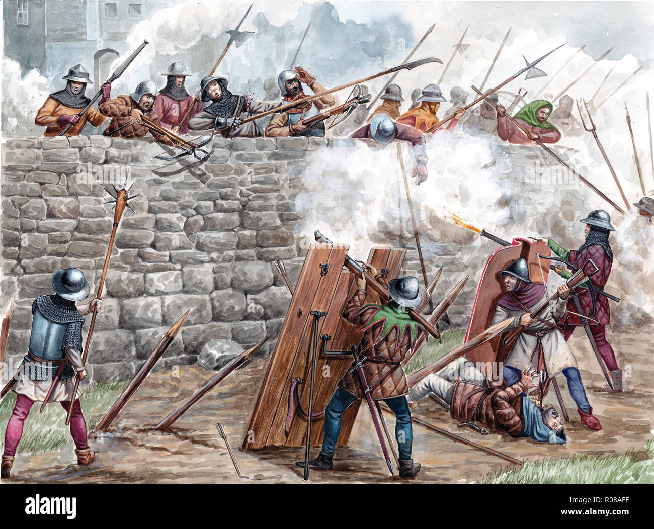 Battle Medieval Art High Resolution Stock Photography and Images - Alamy